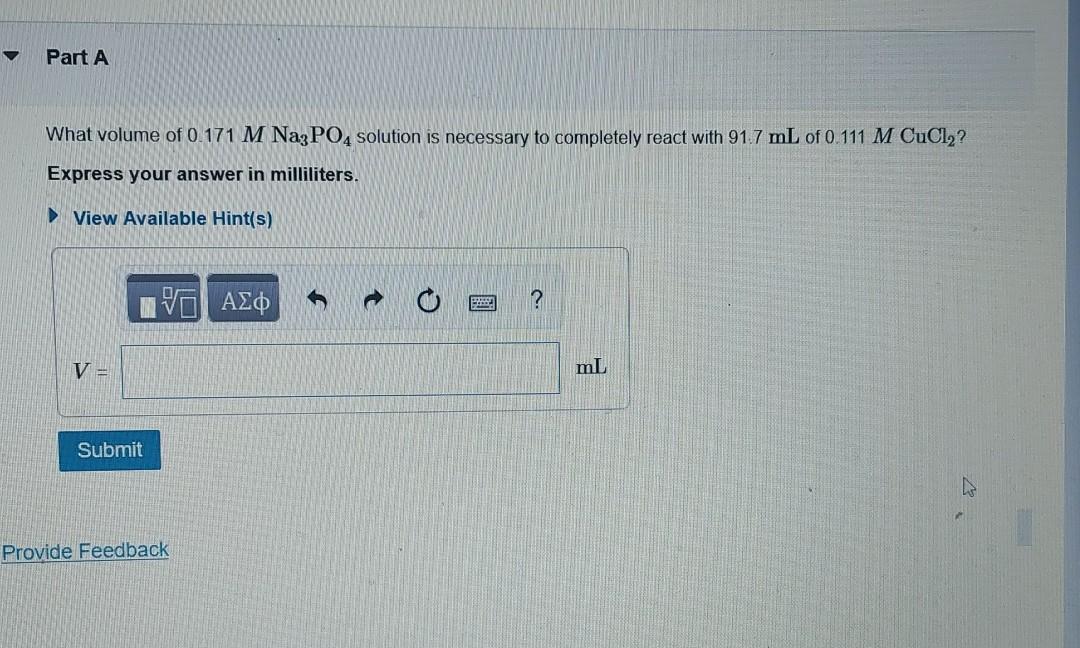 Solved Review Part A If 3.0 L of a 5.1 MSrCl2 solution is | Chegg.com