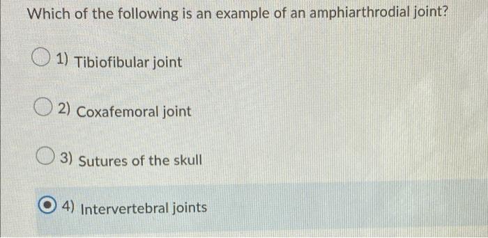 Solved Which of the following is an example of an | Chegg.com