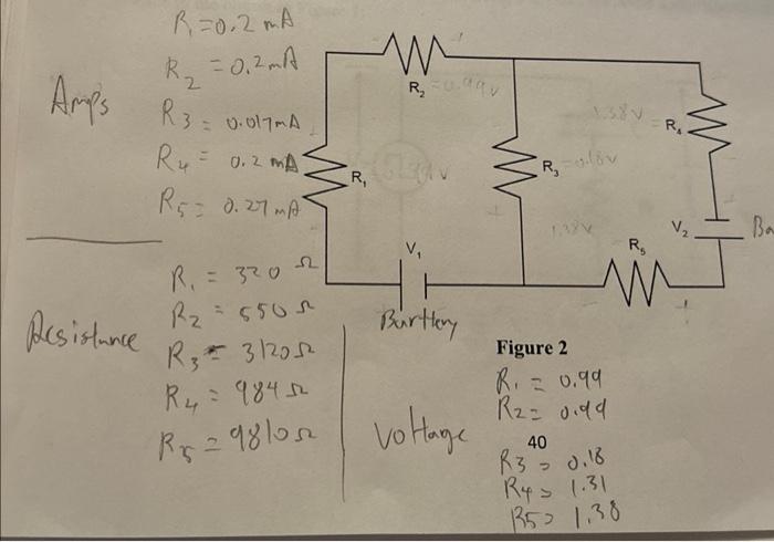 Determine the net current flow and the net voltage | Chegg.com