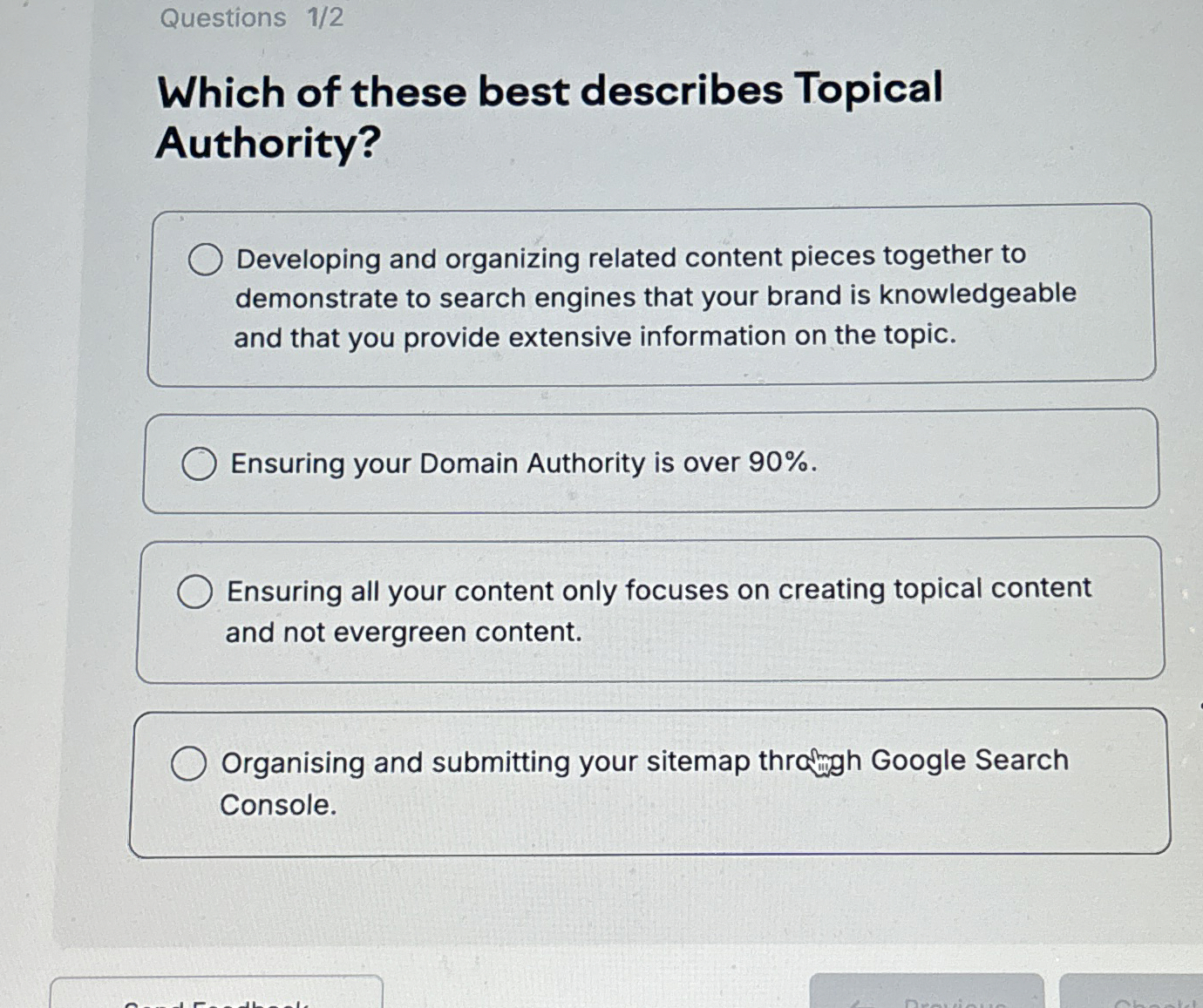 Solved Questions 12Which of these best describes Topical | Chegg.com
