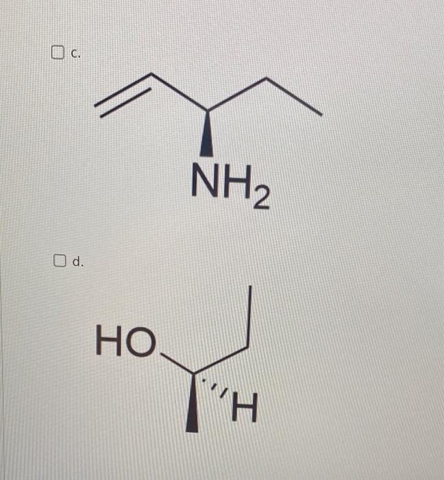 Solved Among the compounds drawn below which one(s) have a R | Chegg.com