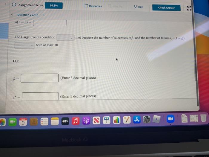 Solved Hint Check Answer 66.8% Resources Assignment Score: | Chegg.com