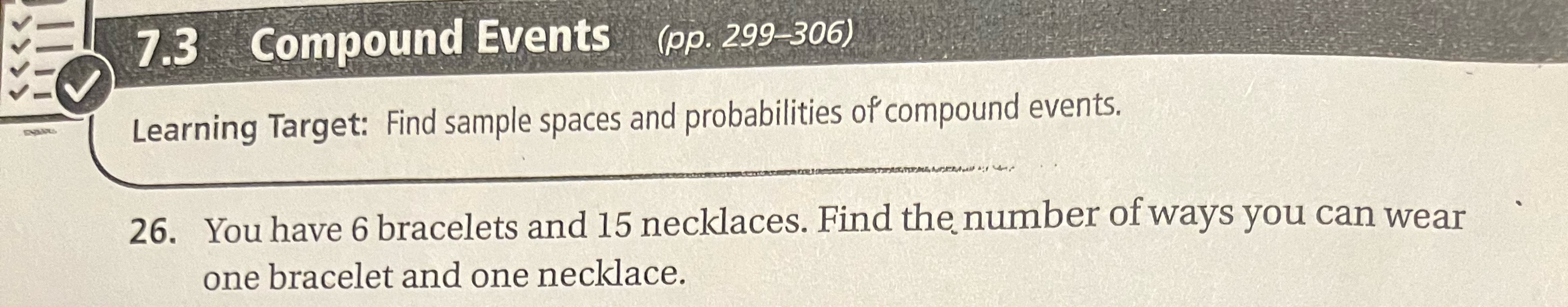 Solved Learning Target: Find sample spaces and probabilities | Chegg.com