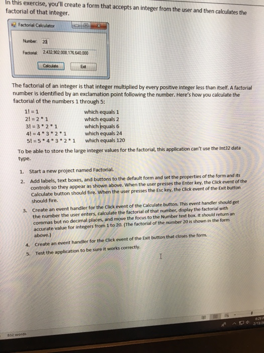 Solved In this exercise, you'll create a form that accepts | Chegg.com