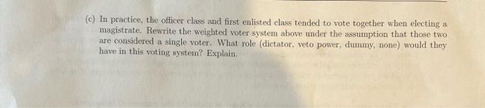 Solved 2. In the Roman Republic, the Centuriate Assembly! | Chegg.com