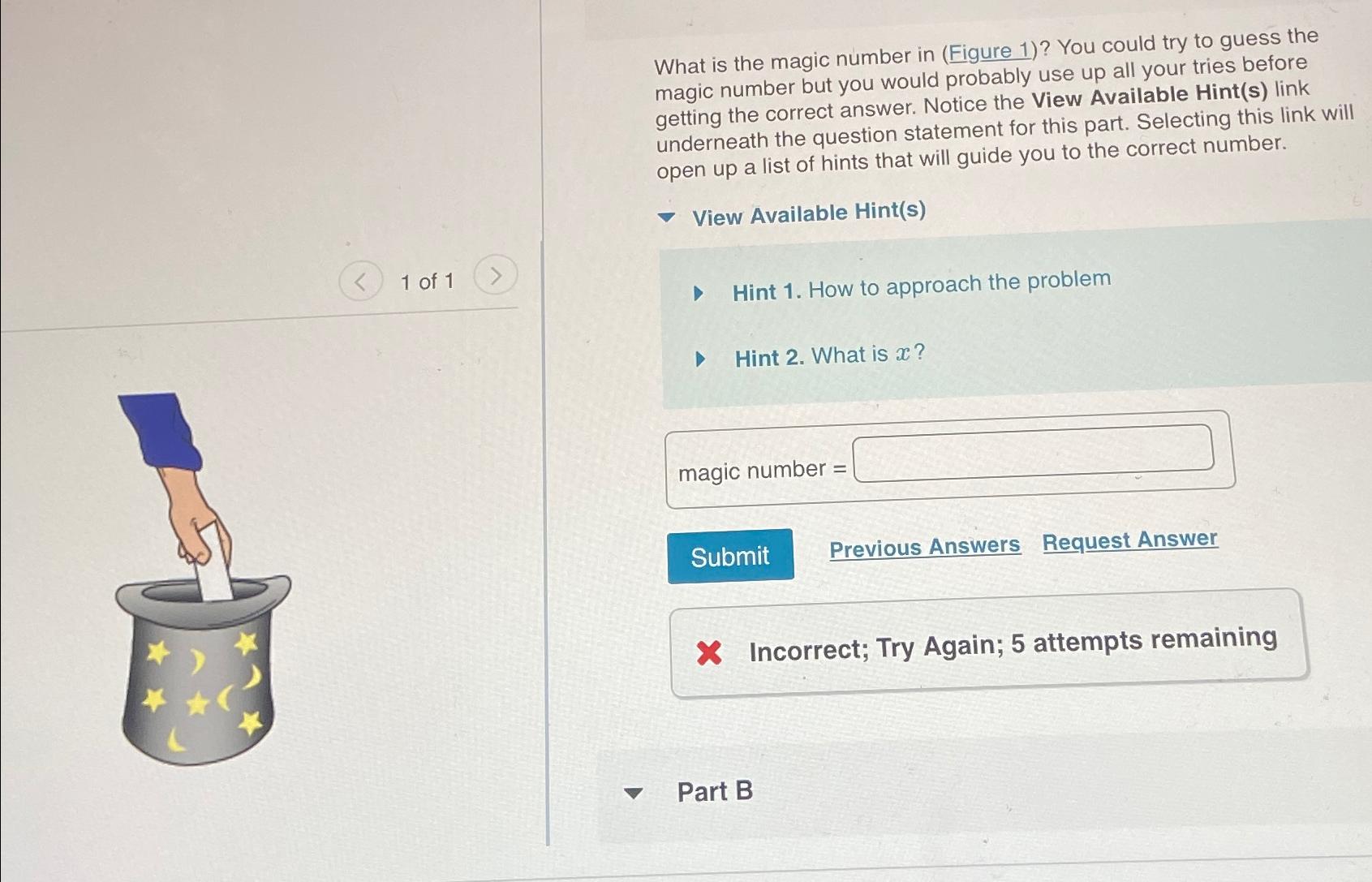 What is the magic number in (Figure 1)? ﻿You could | Chegg.com