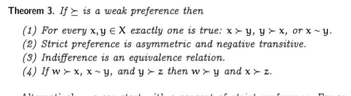 Solved Prove Theorem 3. Theorem 3. If is a weak preference | Chegg.com
