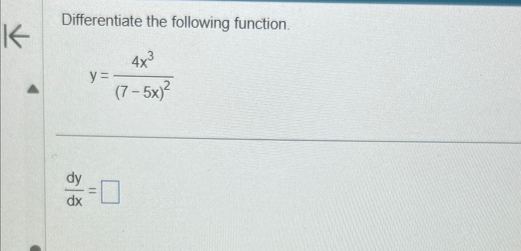 Solved Differentiate the following | Chegg.com
