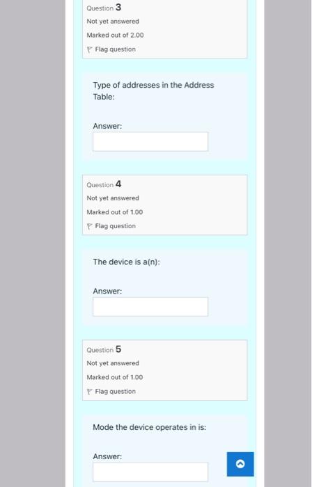 Solved Diagram 2 This device wil forward broadcast frames | Chegg.com