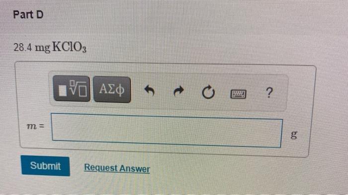 Solved For the reaction 2KCIO, (3) = 2KCI (S) + 30, (g) | Chegg.com