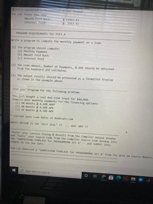 Solved Pset 4 Description Of Programming Set 4 0 Notepad