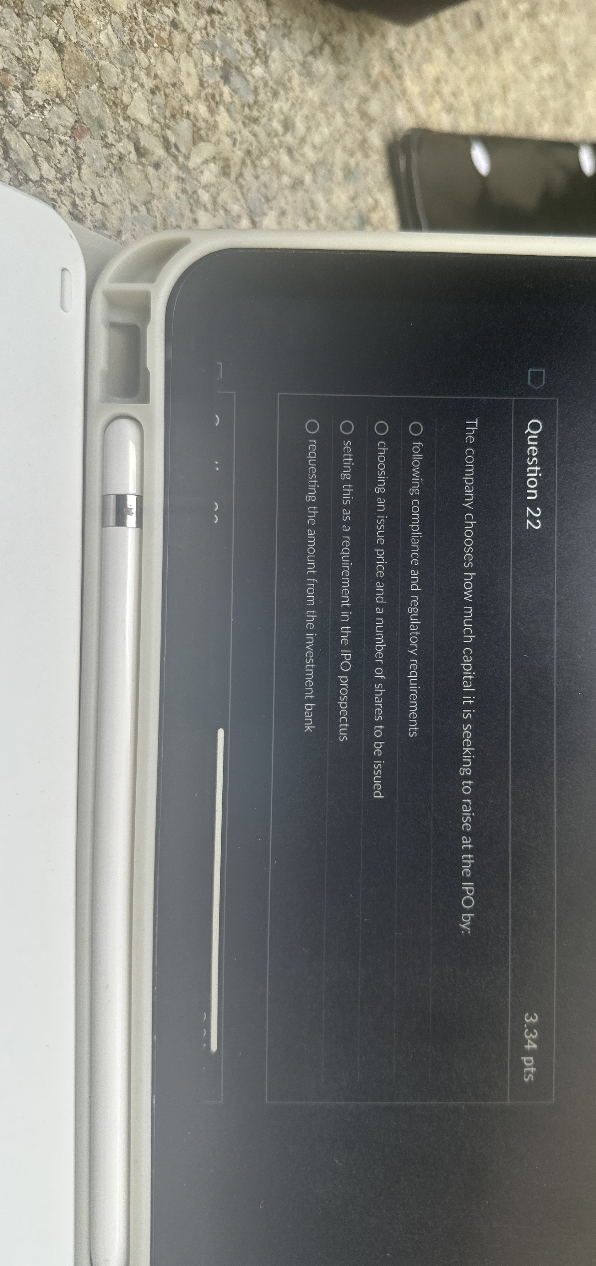 Solved Question 223.34 ﻿ptsThe company chooses how much | Chegg.com