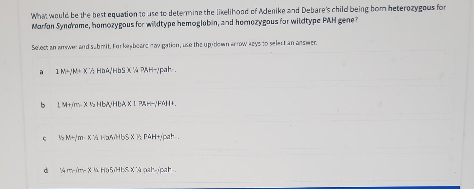Solved Adenike and her partner, Debare, are expecting their | Chegg.com