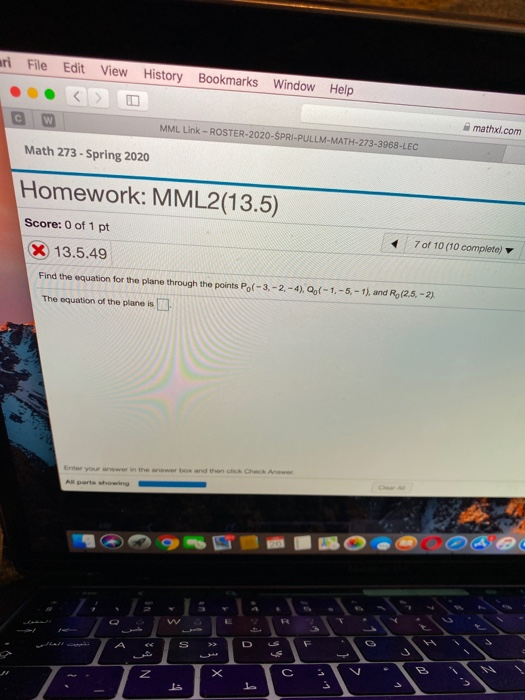 Solved ari File Edit View History Bookmarks Window Help CW | Chegg.com