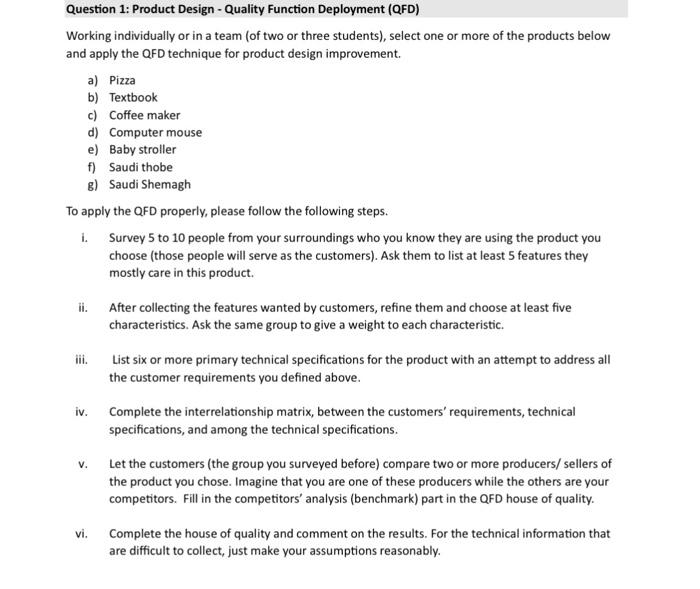 Solved Working individually or in a team (of two or three | Chegg.com