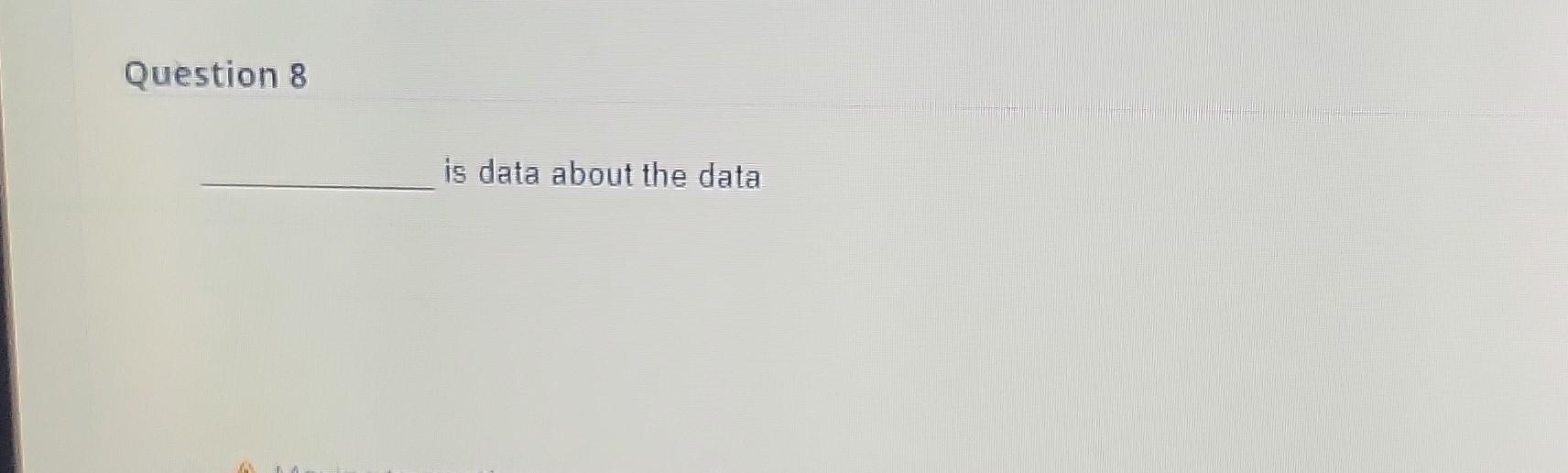 Solved Which of the below is NOT a feature of a DBMS? A. | Chegg.com