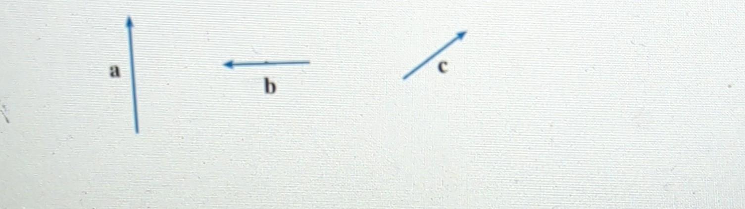 Solved Copy the vectors in the figure and use them to draw | Chegg.com