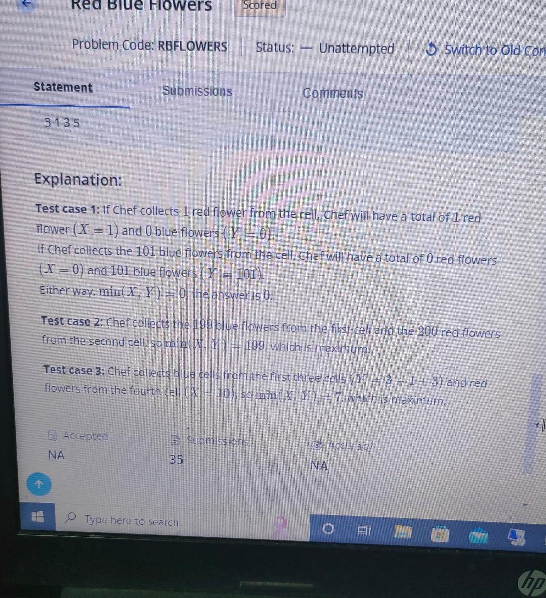 Solved Problem Chef has a garden containing N cells. The | Chegg.com