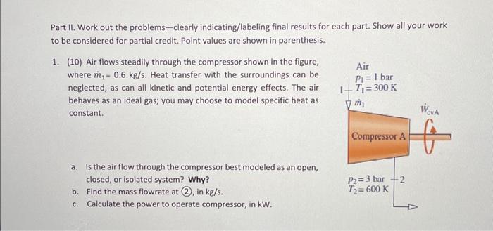 Solved Part II. Work out the problems-clearly | Chegg.com Solved Part II. Work out the problems-clearly | Chegg.com