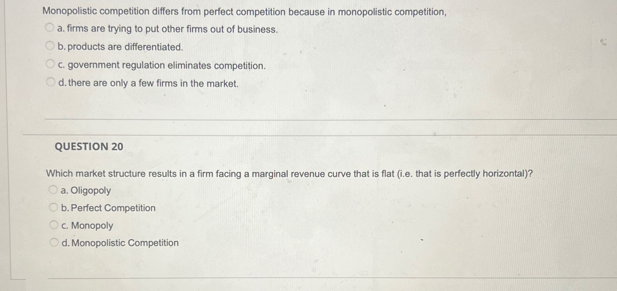 Solved Monopolistic competition differs from perfect | Chegg.com Solved Monopolistic competition differs from perfect | Chegg.com