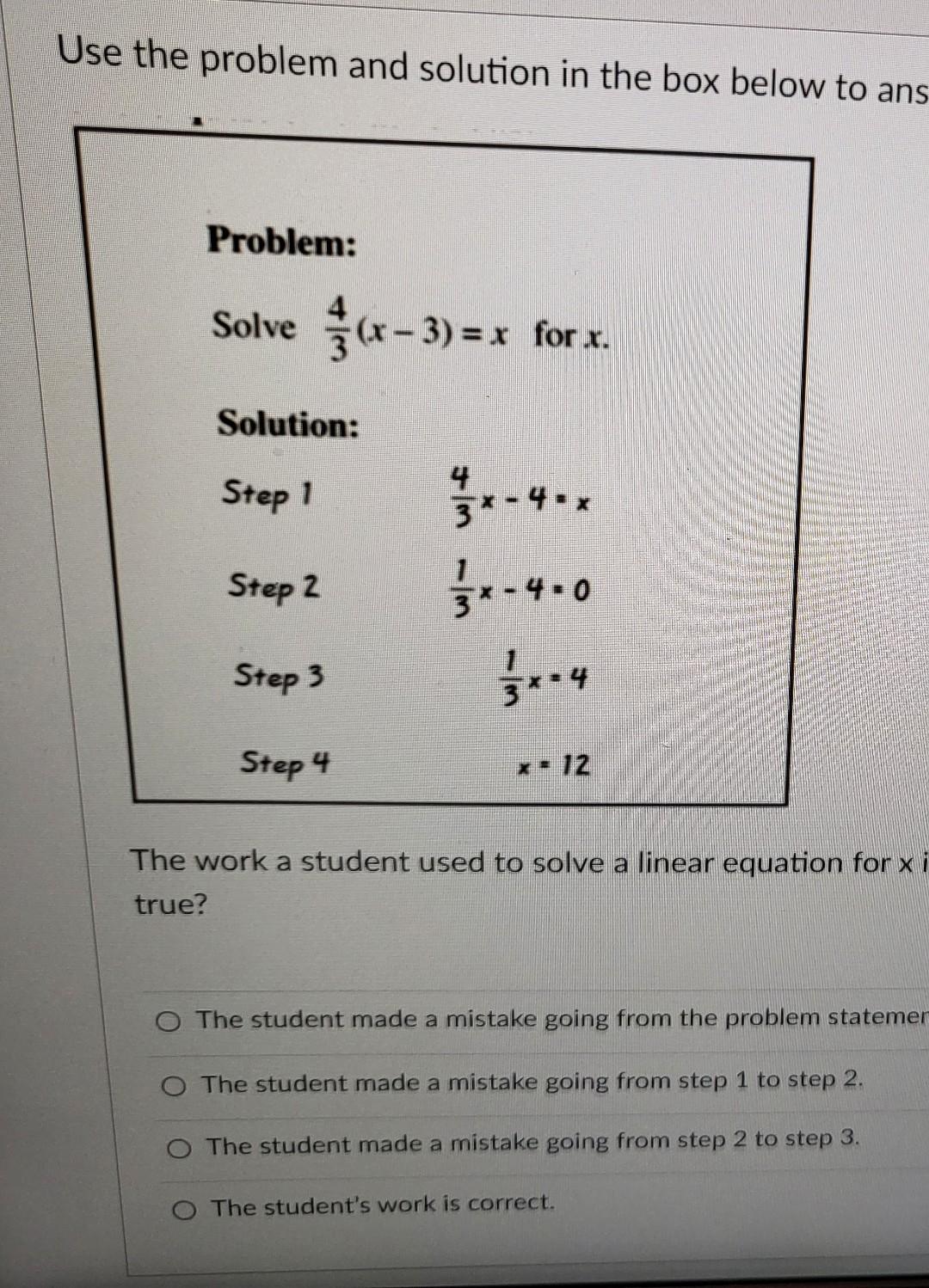 Solved Use the problem and solution in the box below to ans | Chegg.com