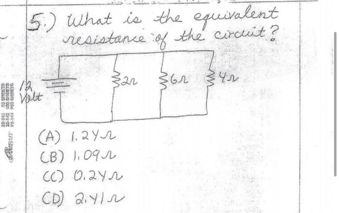 Solved What is the equivalent resistance of the circuit | Chegg.com