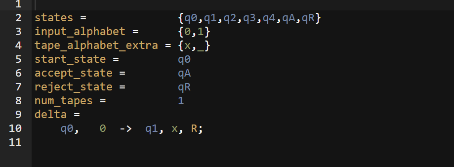 Solved Design a TM to execute programs written in a | Chegg.com