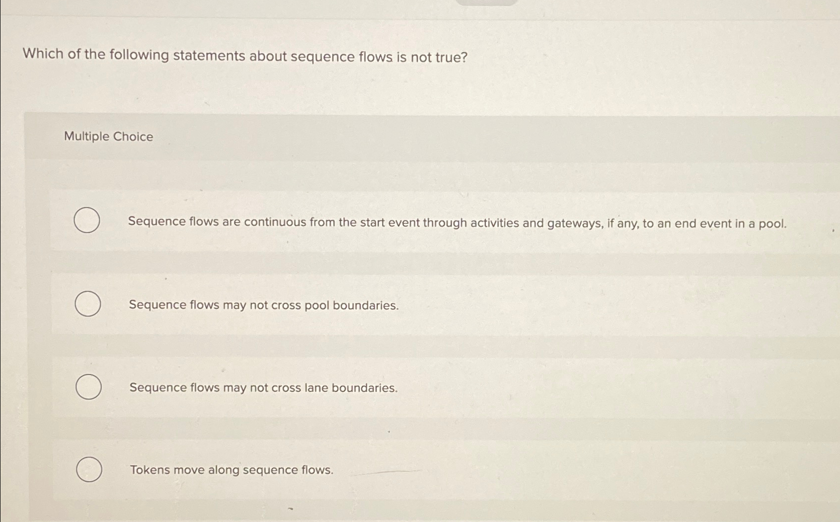 Solved Which of the following statements about sequence | Chegg.com