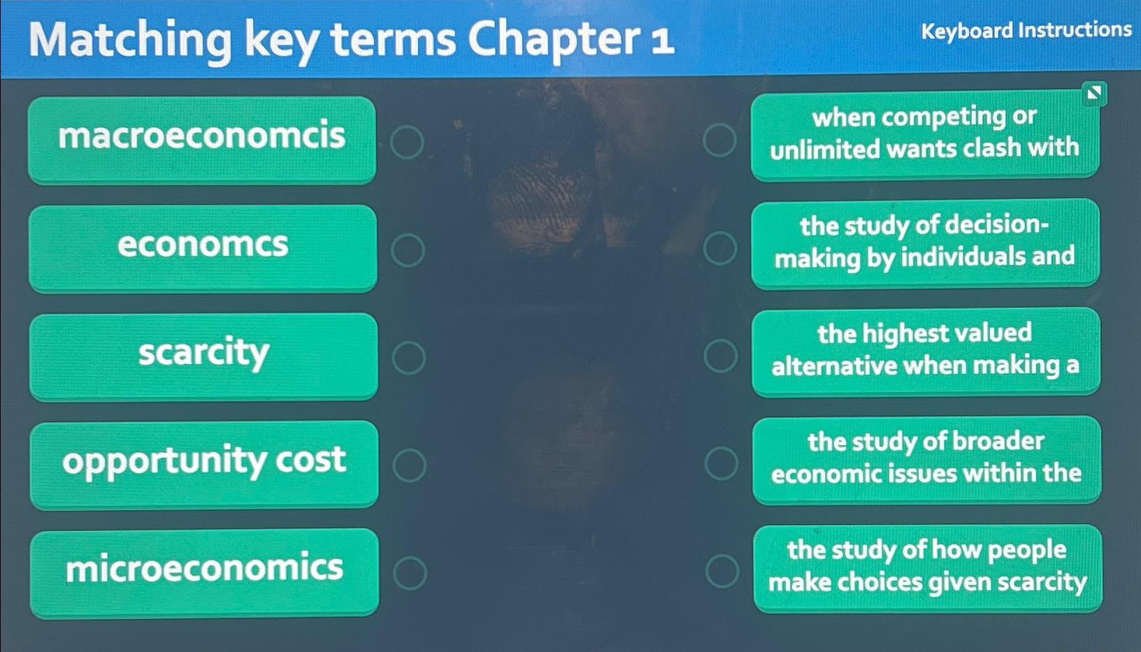 Solved Matching key terms Chapter 1Keyboard | Chegg.com