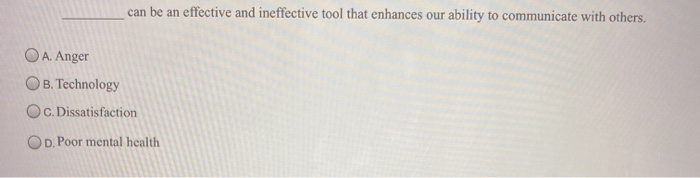 Solved can be an effective and ineffective tool that | Chegg.com