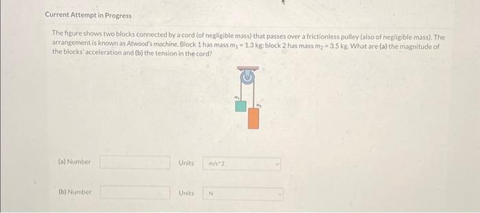 Solved Current Attempt in Progress The figure shows two | Chegg.com
