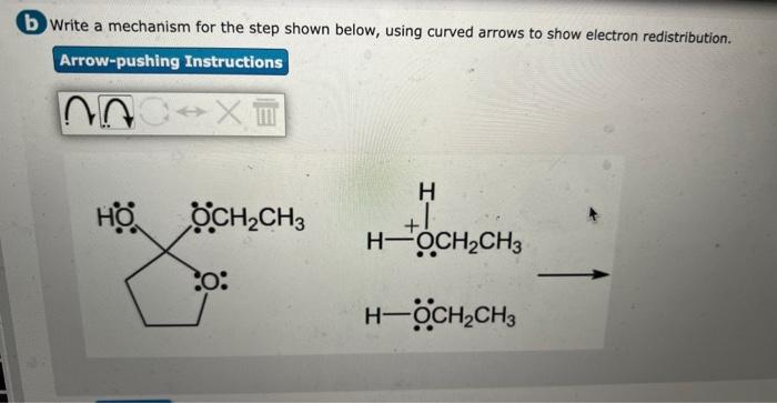Solved Write a mechanism for the step shown below, using | Chegg.com