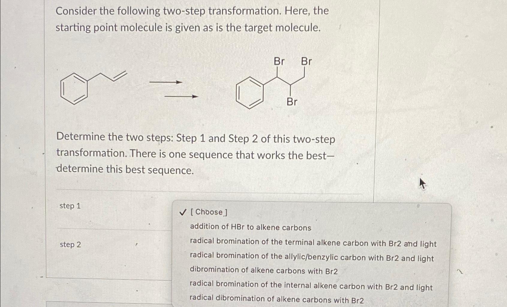Solved Consider the following two-step transformation. Here, | Chegg.com