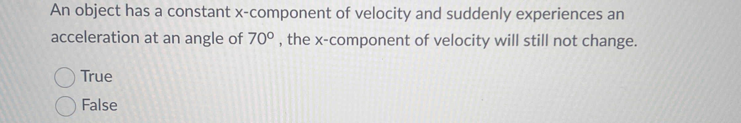 Solved An object has a constant x-component of velocity and | Chegg.com