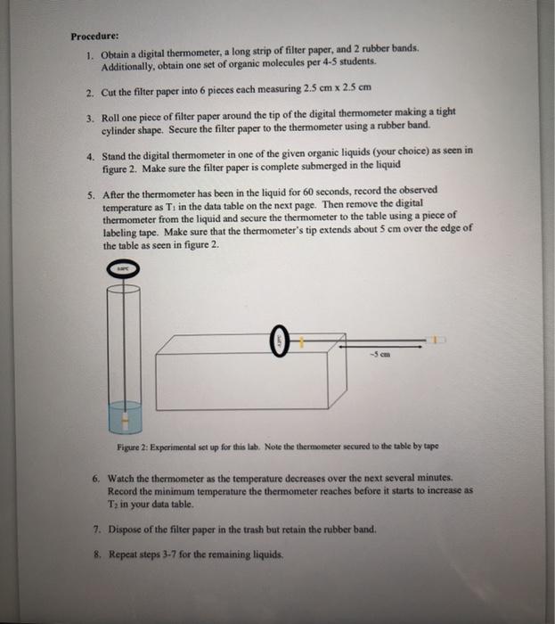 IMF Lab Chem 1A Evaporation, Temperature, and | Chegg.com