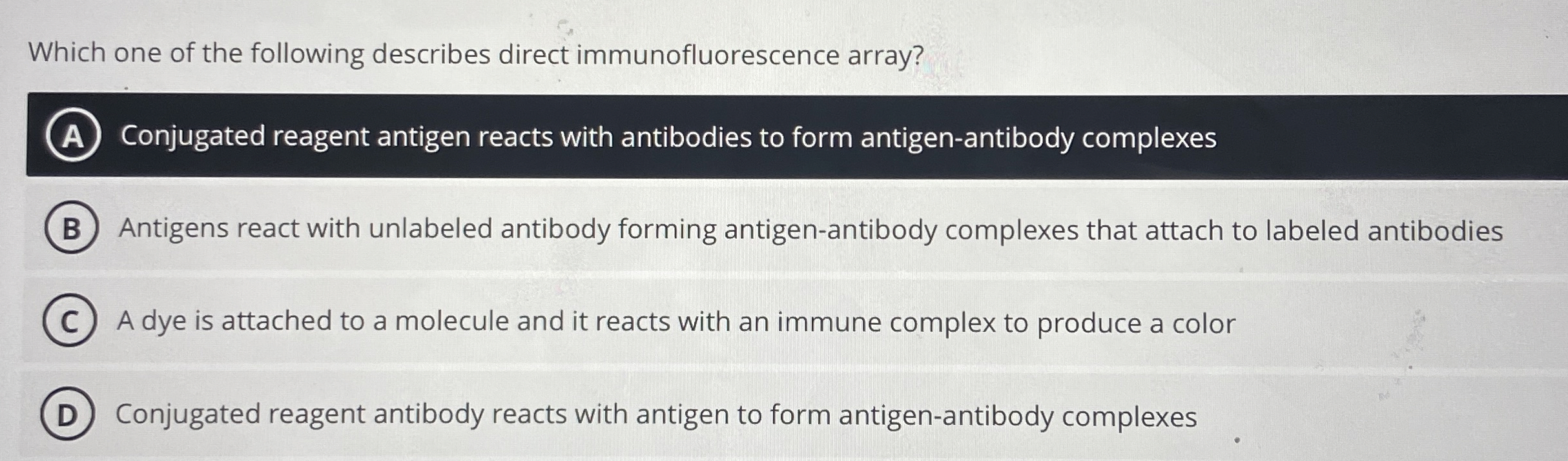 Solved Which one of the following describes direct | Chegg.com