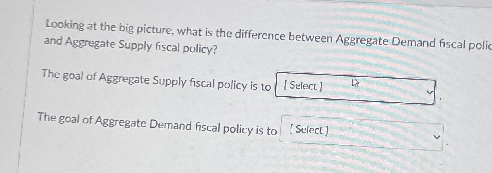 Solved Looking at the big picture, what is the difference | Chegg.com