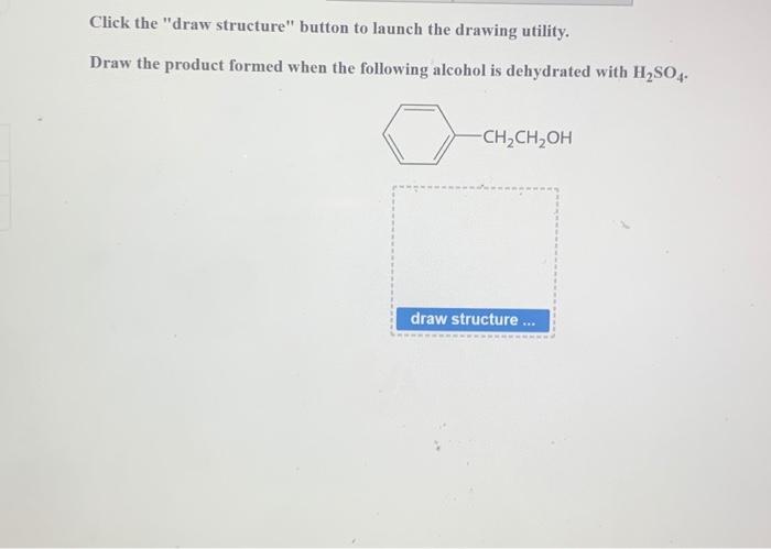 Solved Click the "draw structure" button to launch the | Chegg.com