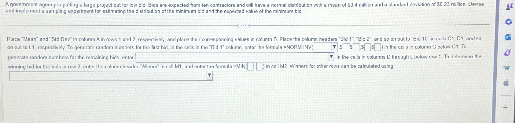 Solved and implement a sampling experiment for estimating | Chegg.com