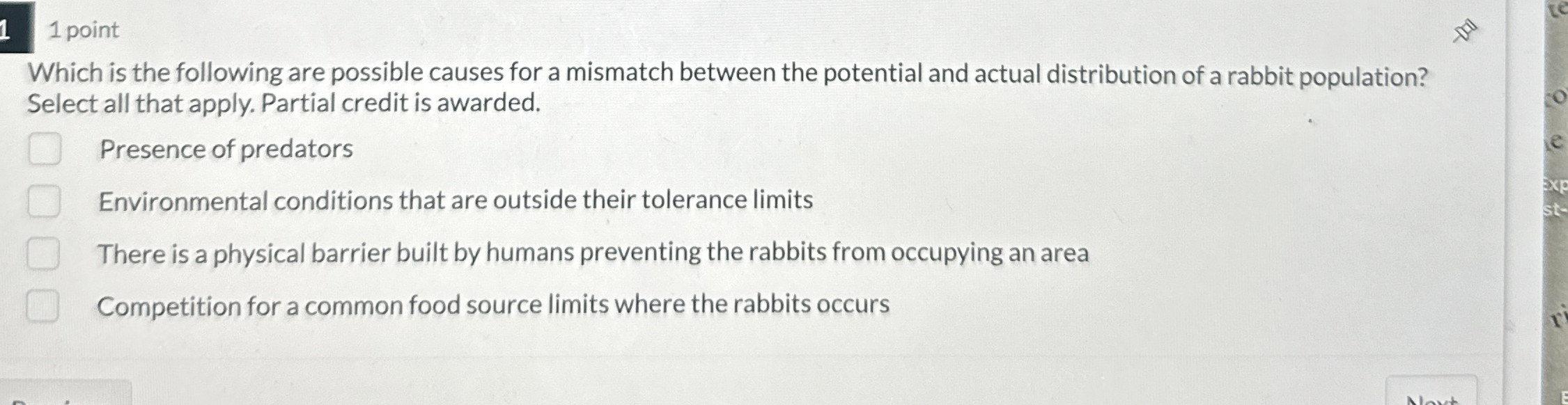 Solved 1 ﻿pointWhich is the following are possible causes | Chegg.com