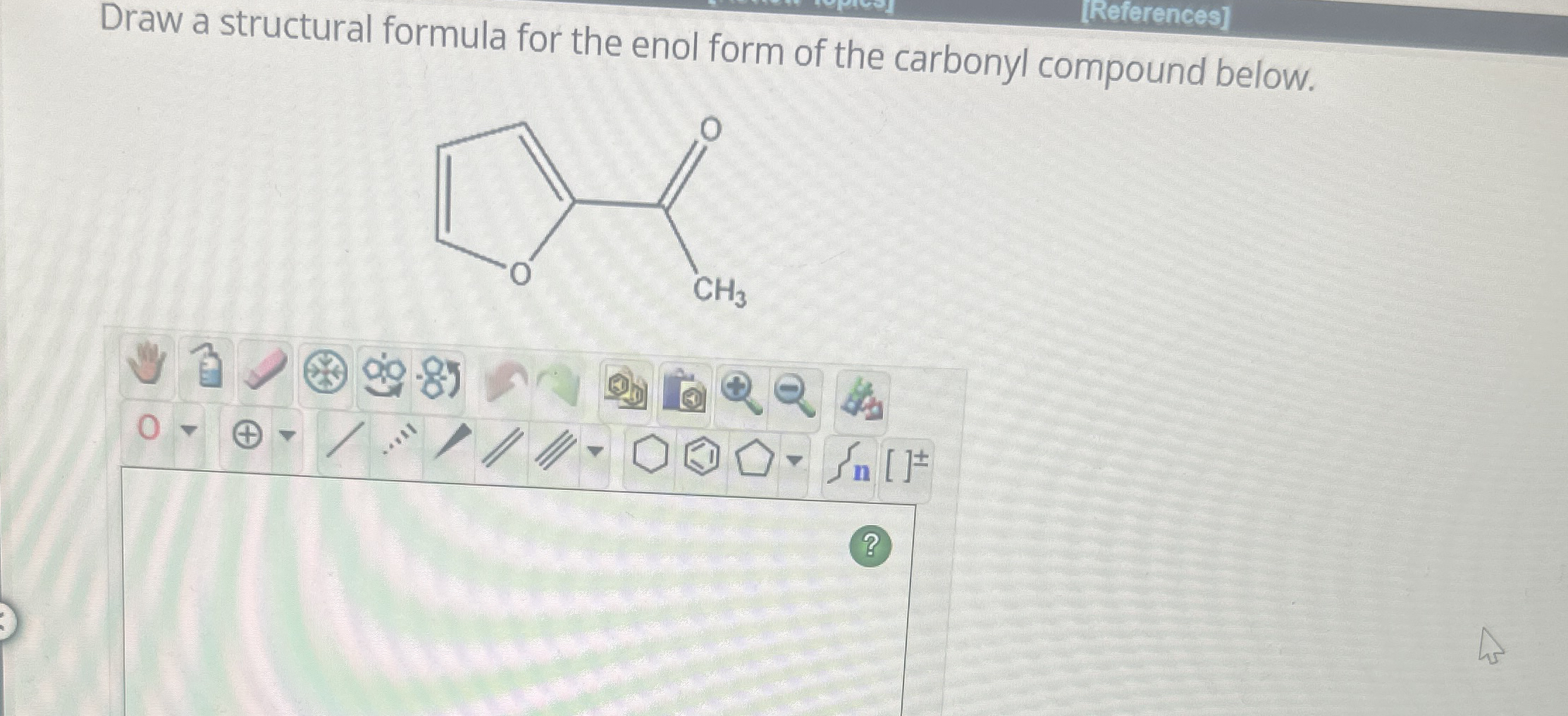 Solved Draw a structural formula for the enol form of the | Chegg.com