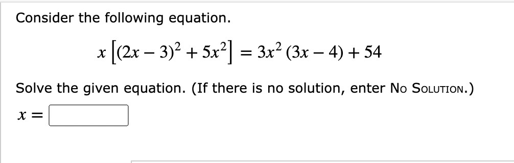 Solved Consider the following | Chegg.com