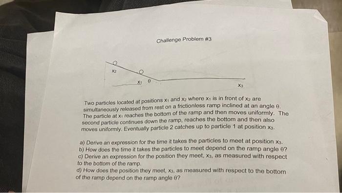 Solved Challenge Problem \#3 Two particles located at | Chegg.com