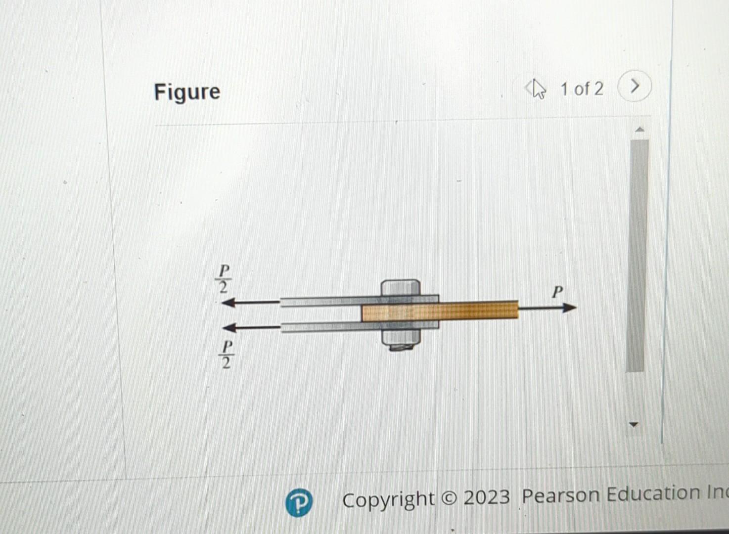Solved The lap joint is connected together using a | Chegg.com