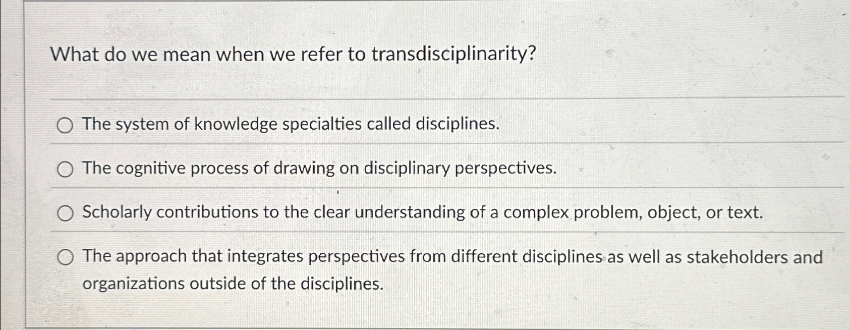 Solved What do we mean when we refer to | Chegg.com