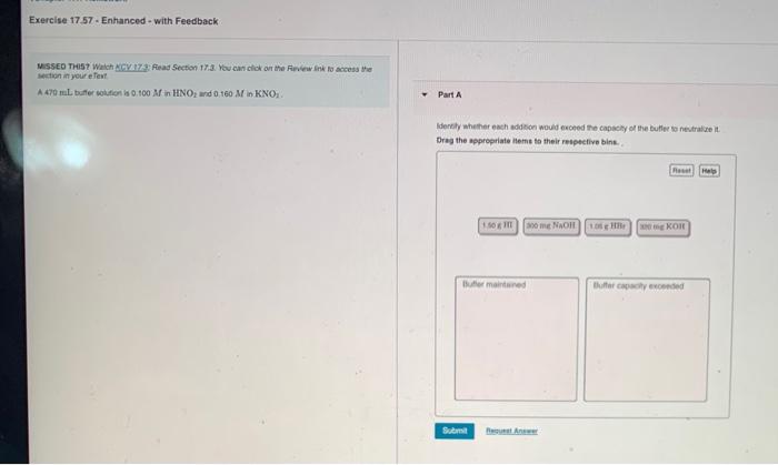 Solved A101 buffer solution contains 0.100 mol HC,H,O, and | Chegg.com