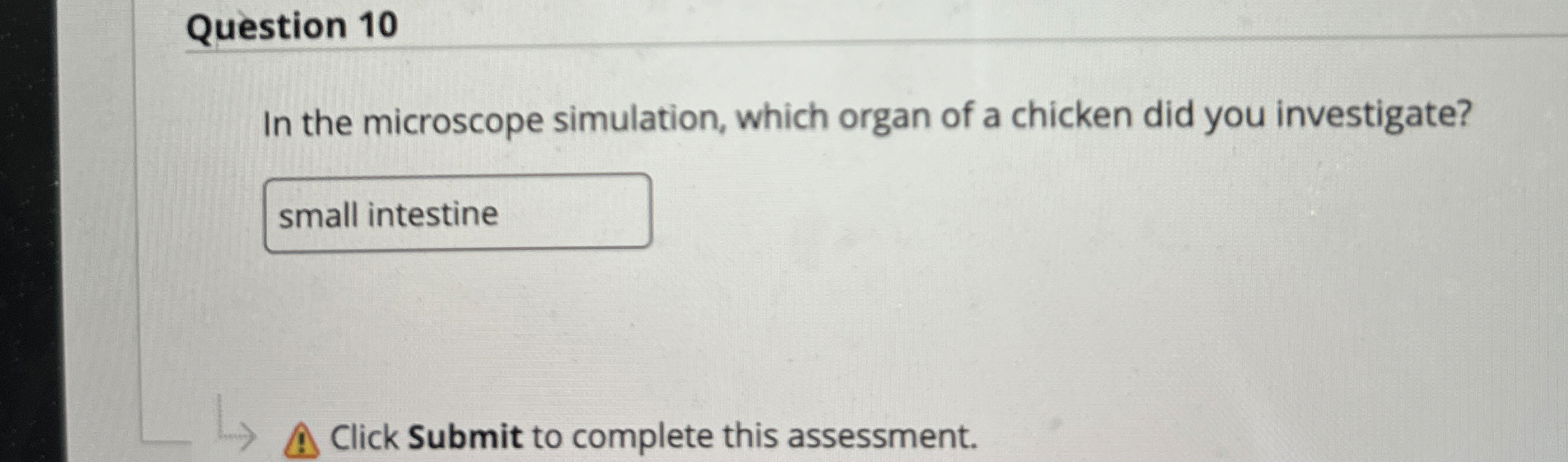 Solved Question 10In the microscope simulation, which organ | Chegg.com
