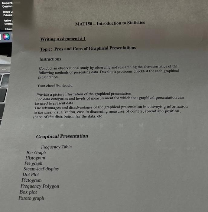 Solved Writing Assignment \# 1 Topic: Pros and Cons of | Chegg.com