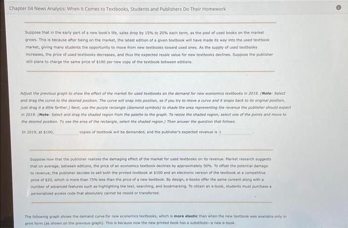Solved Chapter 04 News Analysis: When it Comes to Textbooks, | Chegg.com