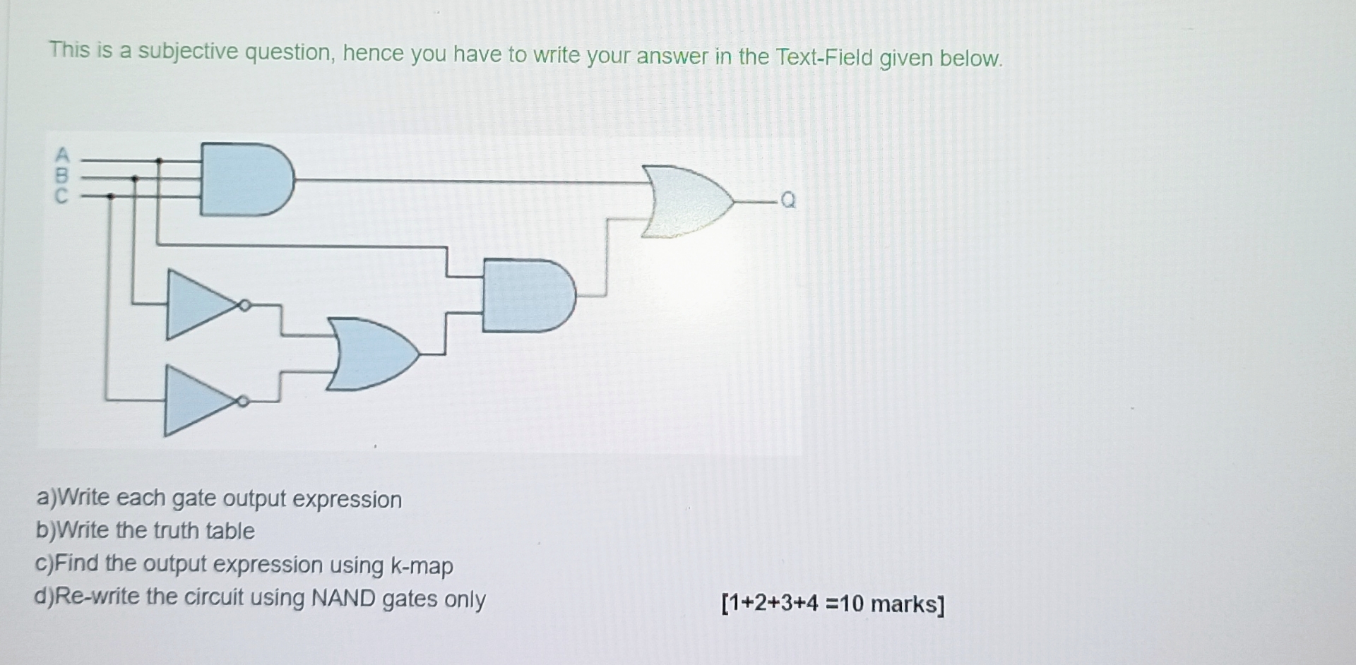 Solved This is a subjective question, hence you have to | Chegg.com
